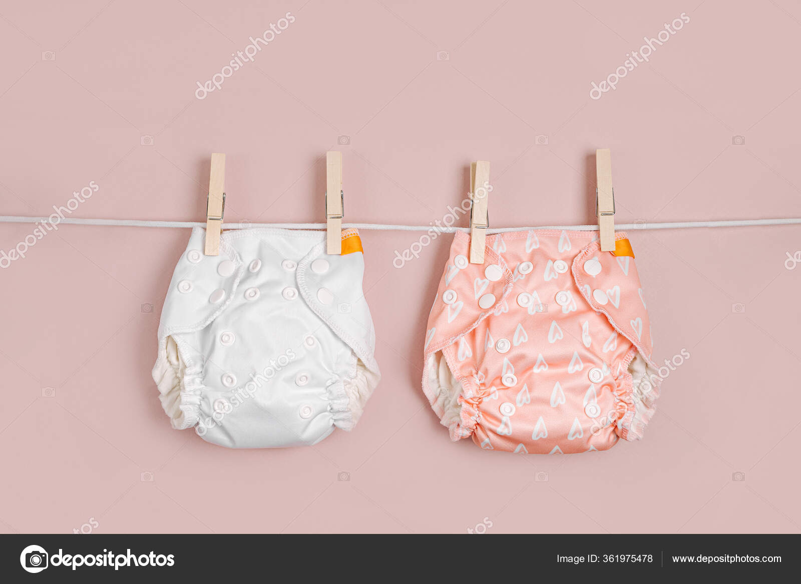 Reusable Cloth Baby Diapers Drying Clothes Line Eco Friendly Cloth ...