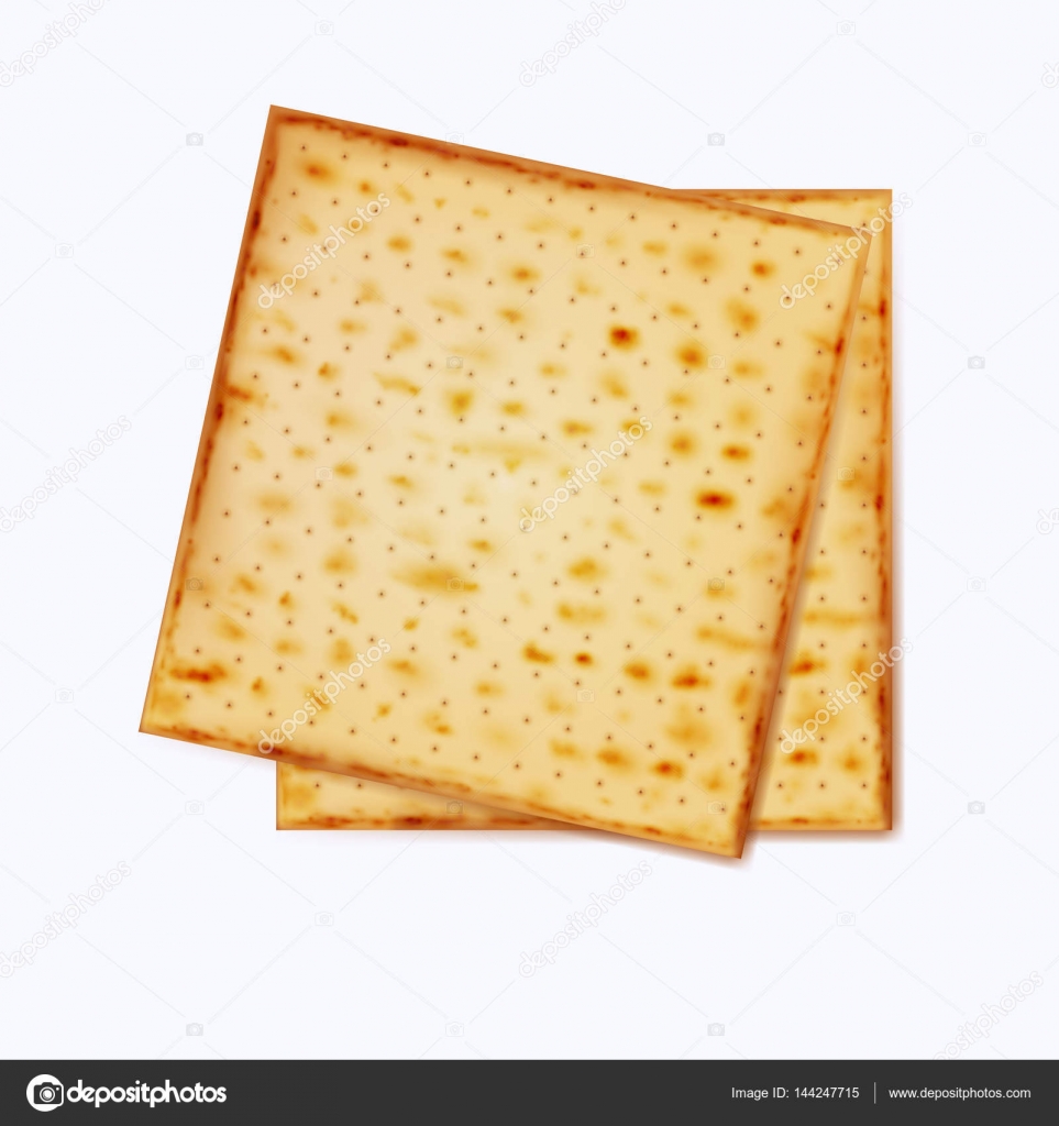 Realistic vector matza on a white Stock Vector Image by ©katpih #144247715