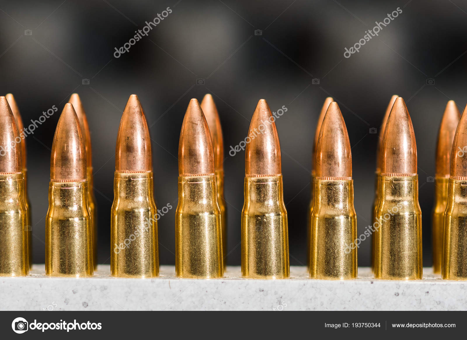Line Rifle Ammunition — Stock Photo © Chinook203 #193750344