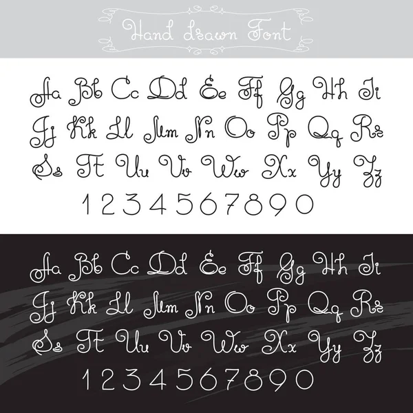 Letras delgadas imágenes de stock de arte vectorial | Depositphotos