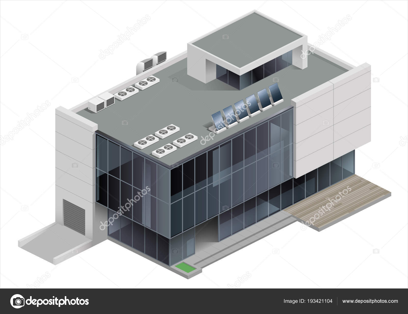 Vector De Edificios Comerciales
