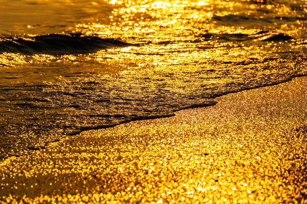 Wave receding beach sparkling sunset Stock Photos, Royalty Free Wave ...