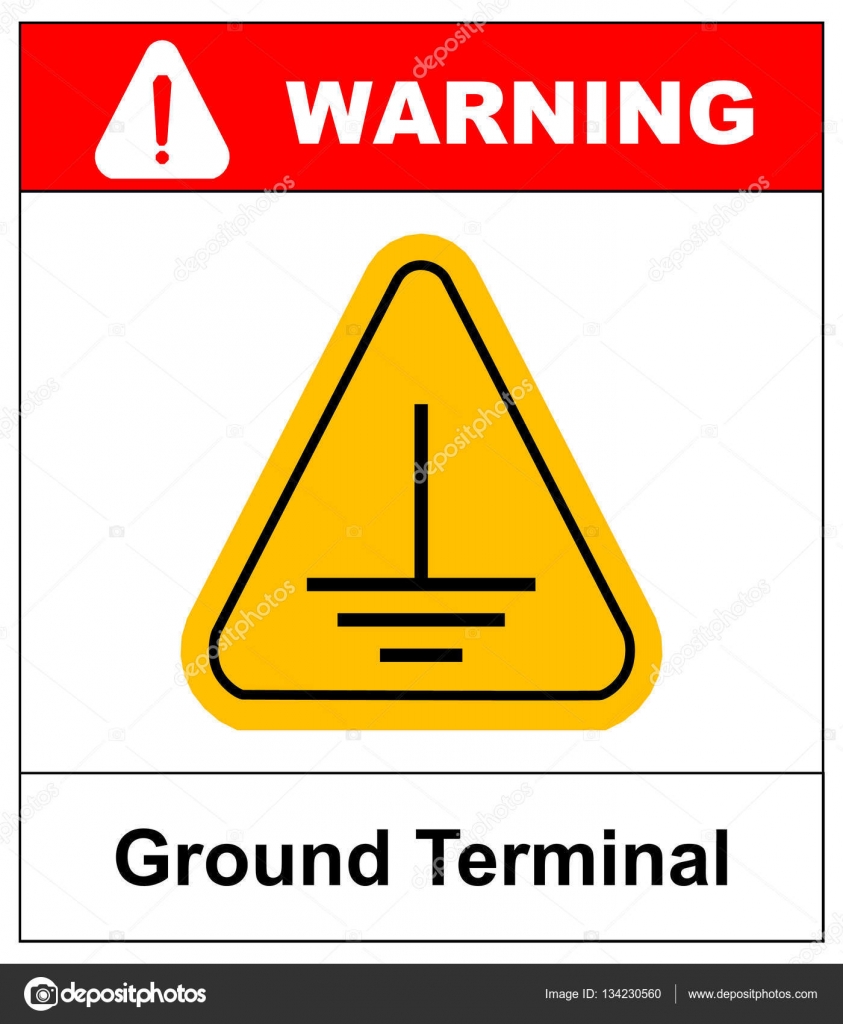 Electrical grounding sign. Stock Vector by ©Merly69 134230560
