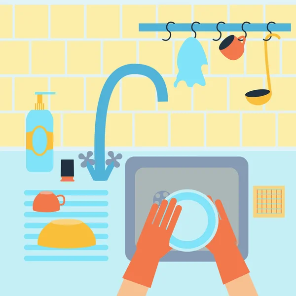 Dish washing icon Vector Art Stock Images | Depositphotos