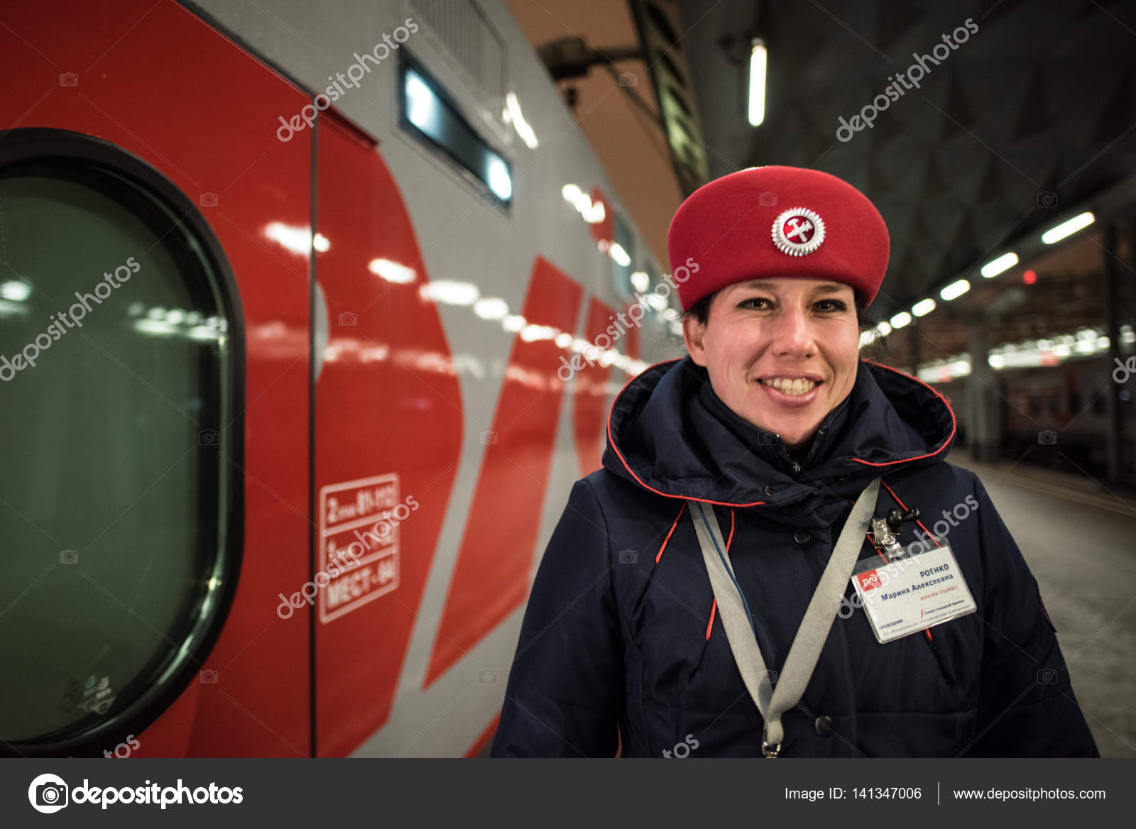 Portrait of a train conductor — Stock Editorial Photo © gogiyan #141347006