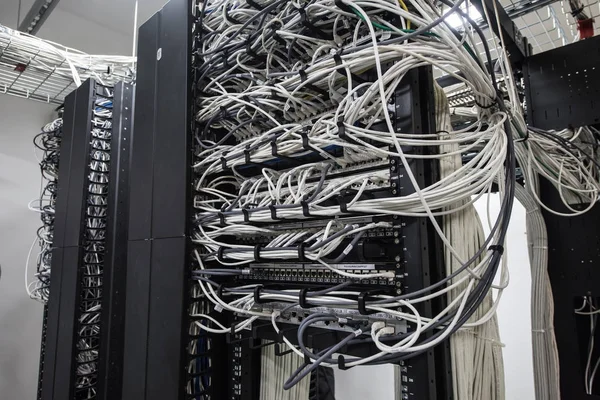 Server room cabling Stock Photos, Royalty Free Server room cabling ...