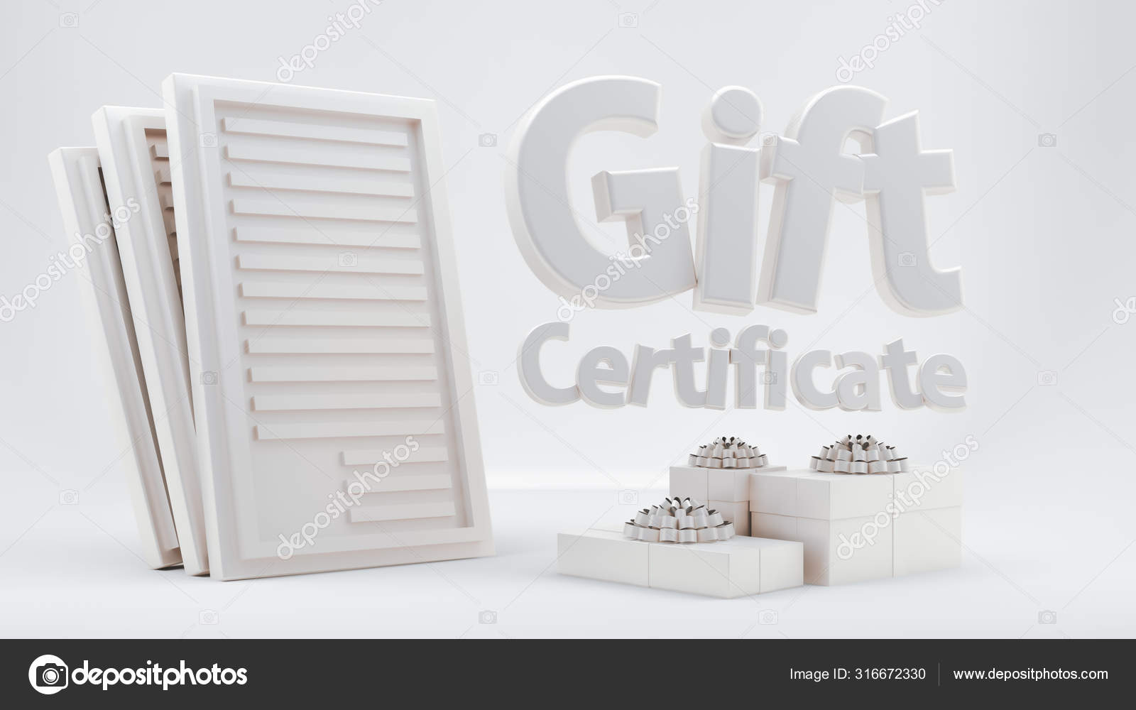 Cheque de regalo, certificado, año nuevo, Navidad, vacaciones ...