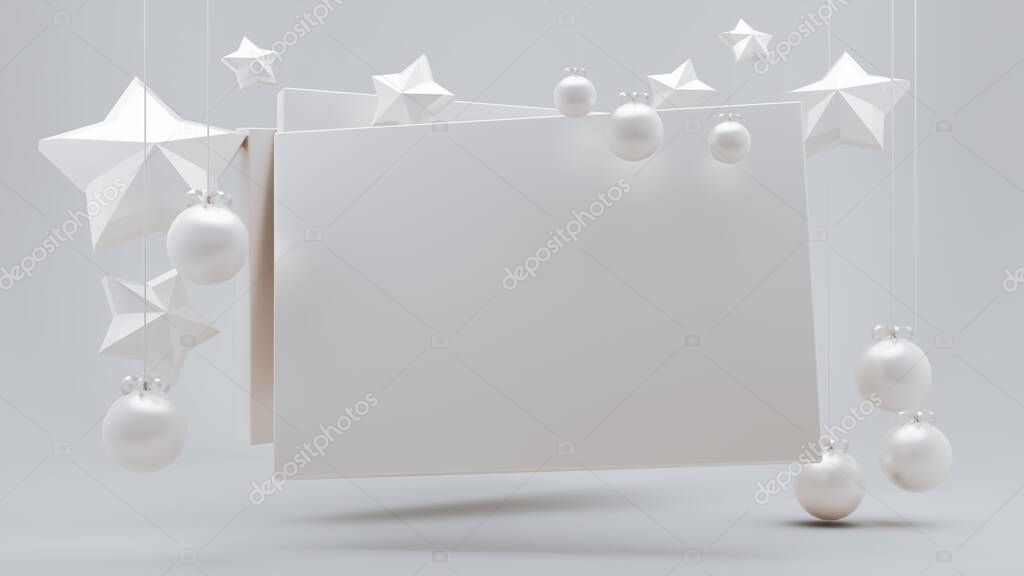 Cheque de regalo, certificado, año nuevo, Navidad, vacaciones ...