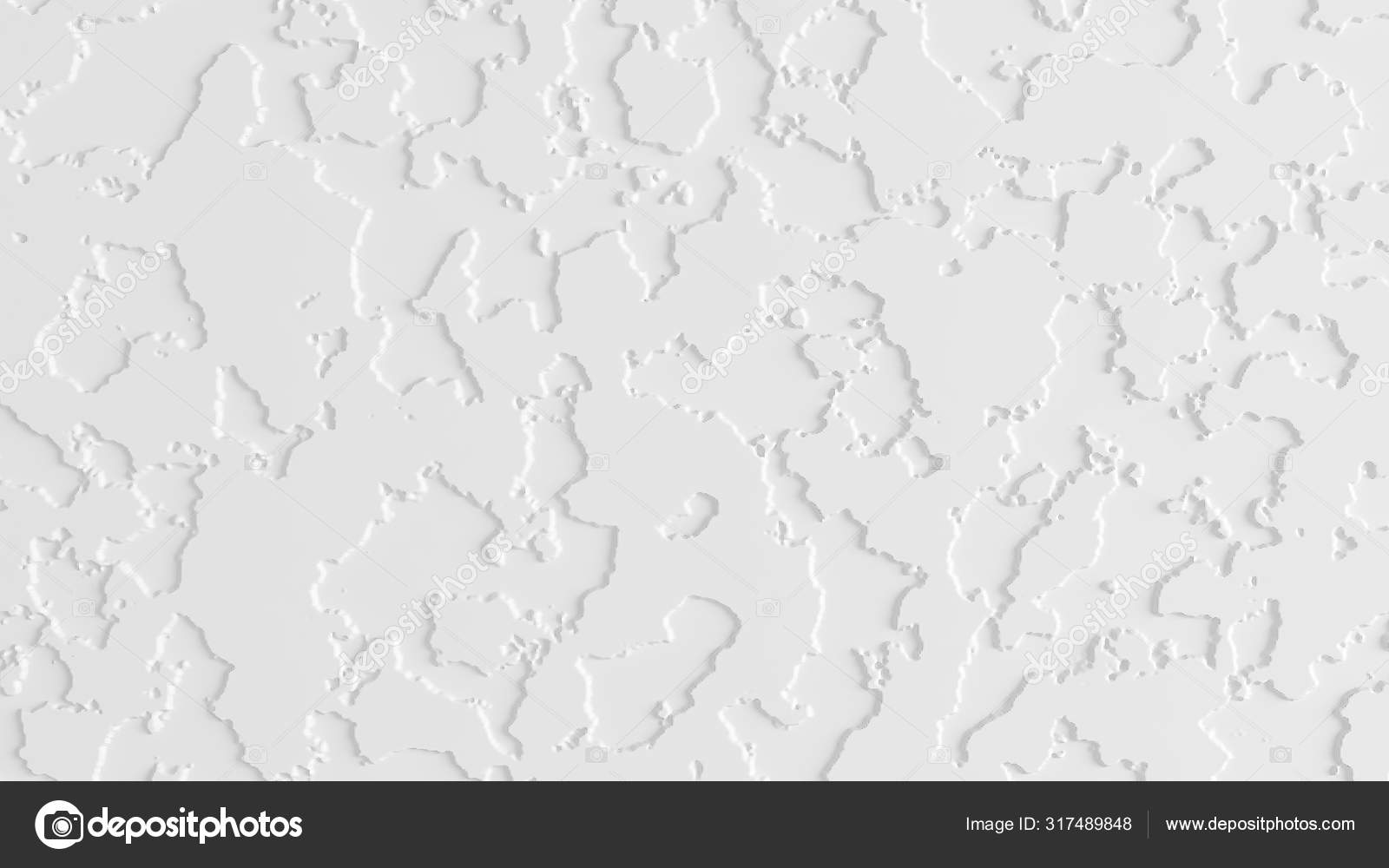 White background, texture of plaster, paper, wall. 3d illustration, 3d ...