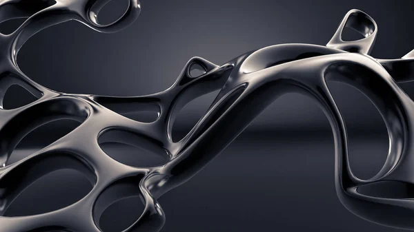 Golden abstract bionic fiber Stock Photo by ©mandrixta 41282701