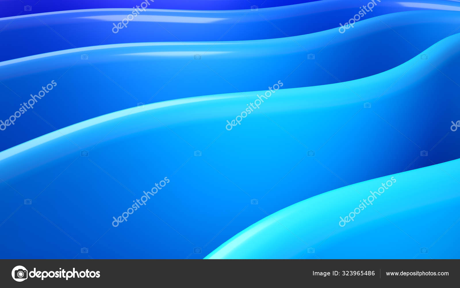 Azure, blue background. 3d image, 3d rendering. — Stock Photo © naveki ...