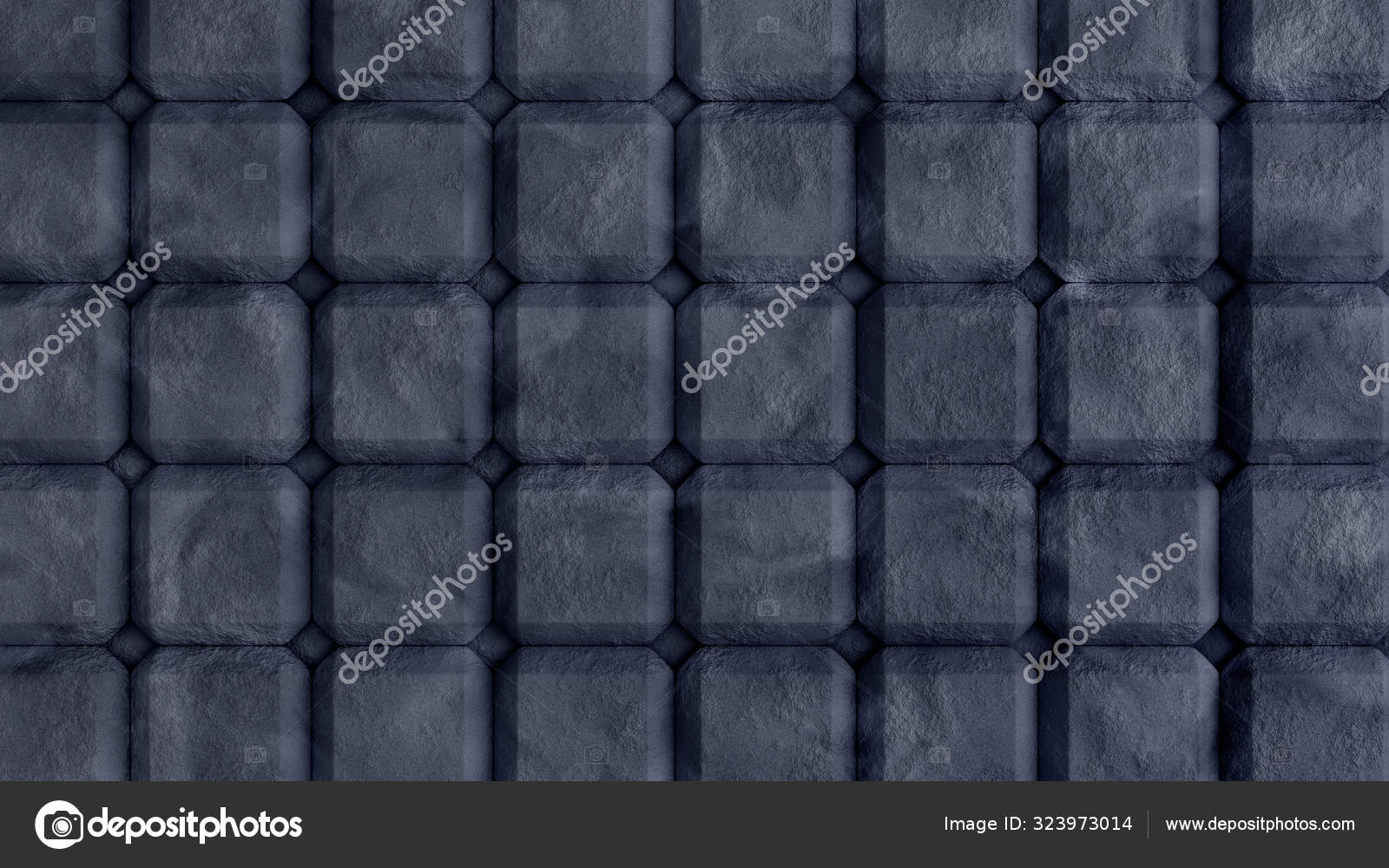 Black background with tile texture. 3d illustration, 3d renderin Stock ...