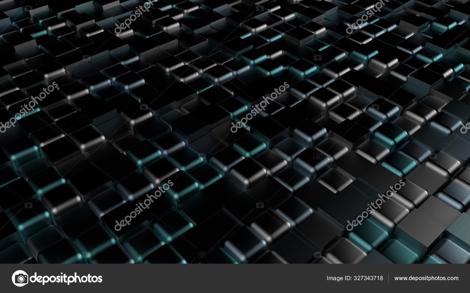 Black metal background with hexagons. 3d illustration, 3d rendering ...