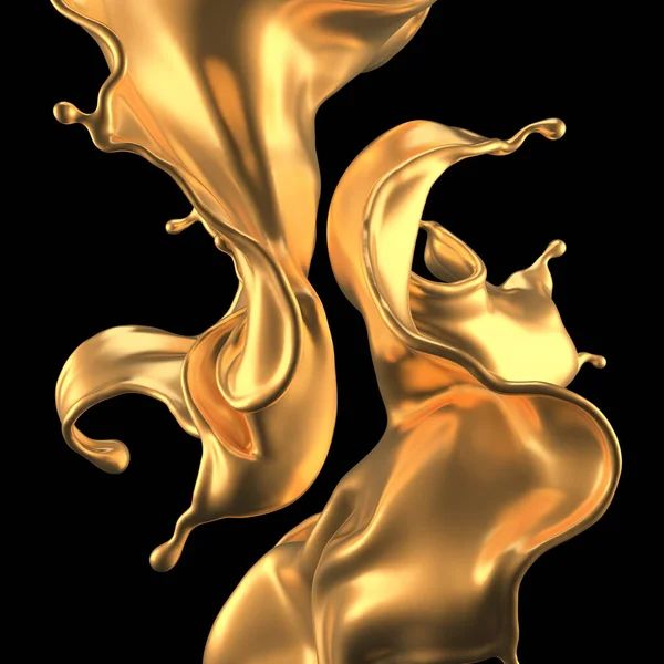 Gold splash Stock Photos, Royalty Free Gold splash Images | Depositphotos