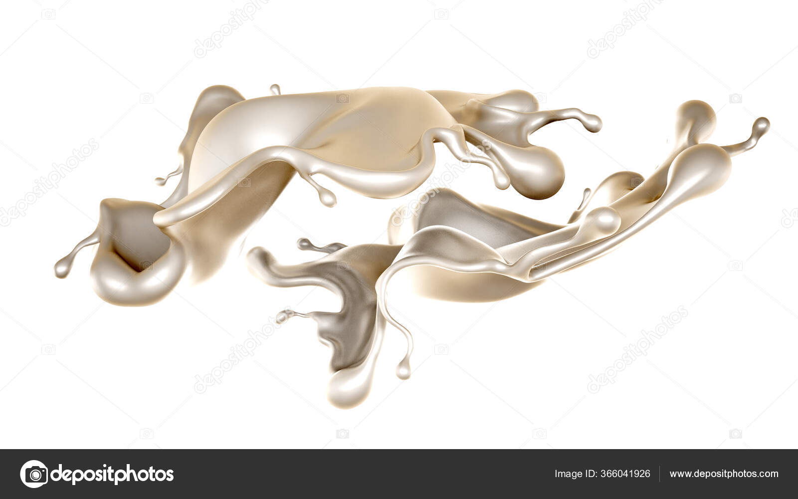Splash White Paint Rendering Illustration Stock Photo by ©naveki_maria ...