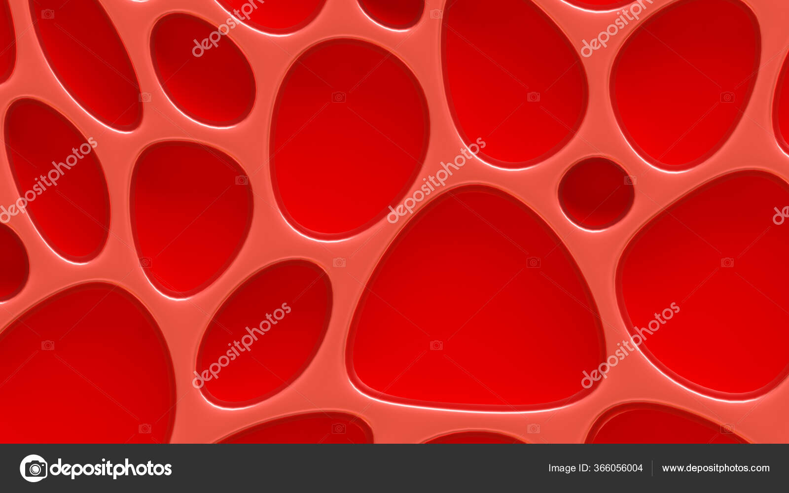 Red Texture Background Relief Circles Rendering Illustration Stock ...