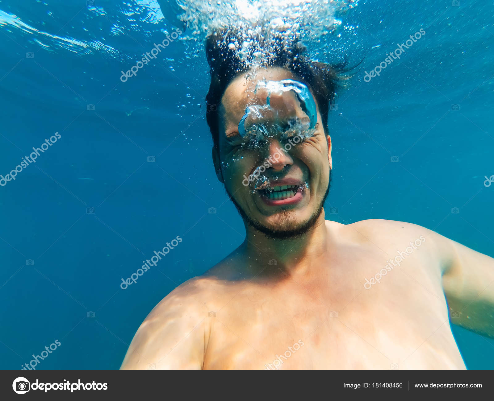 Person Underwater Drowning