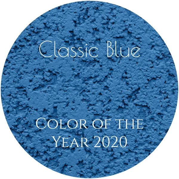 Classic blue Pantone color of the Year 2020 Stock Photo by ©alexkoral ...