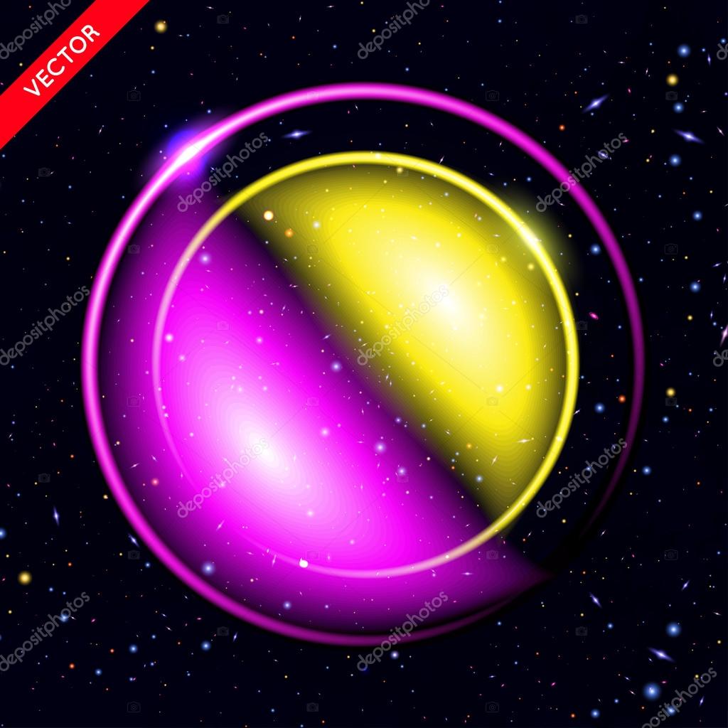 Vector Abstract Background with Luminous Backdrop Stock Vector Image by ...