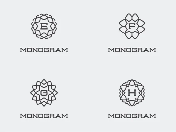 Mapmonogram imágenes de stock de arte vectorial | Depositphotos