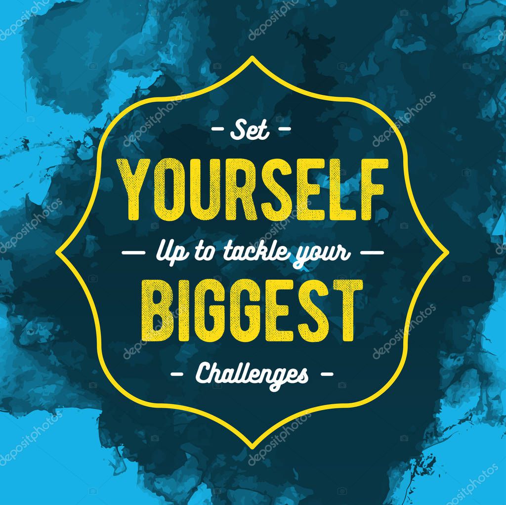 Póster con frase de inspiración 2024