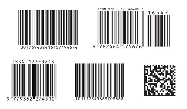 Bar code icon. Set of Modern Flat Barcode. Can be use as a template for ...