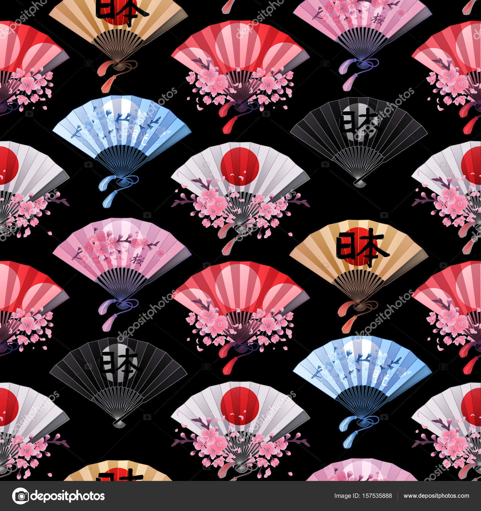 Traditional Japanese Fan Design