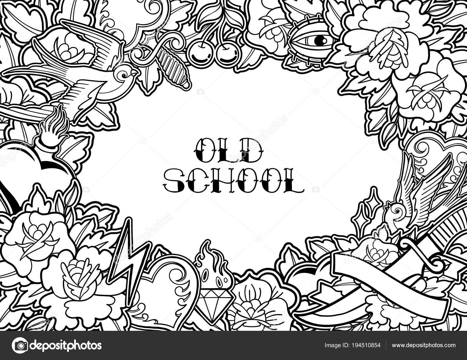 Graphic old school design Stock Vector Image by ©homunkulus28 #194510854