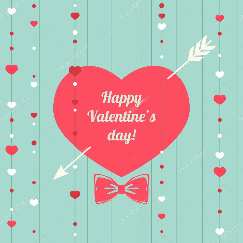 Feliz d a de San Valent n plantilla de dise o. Cartel del D a de San ...