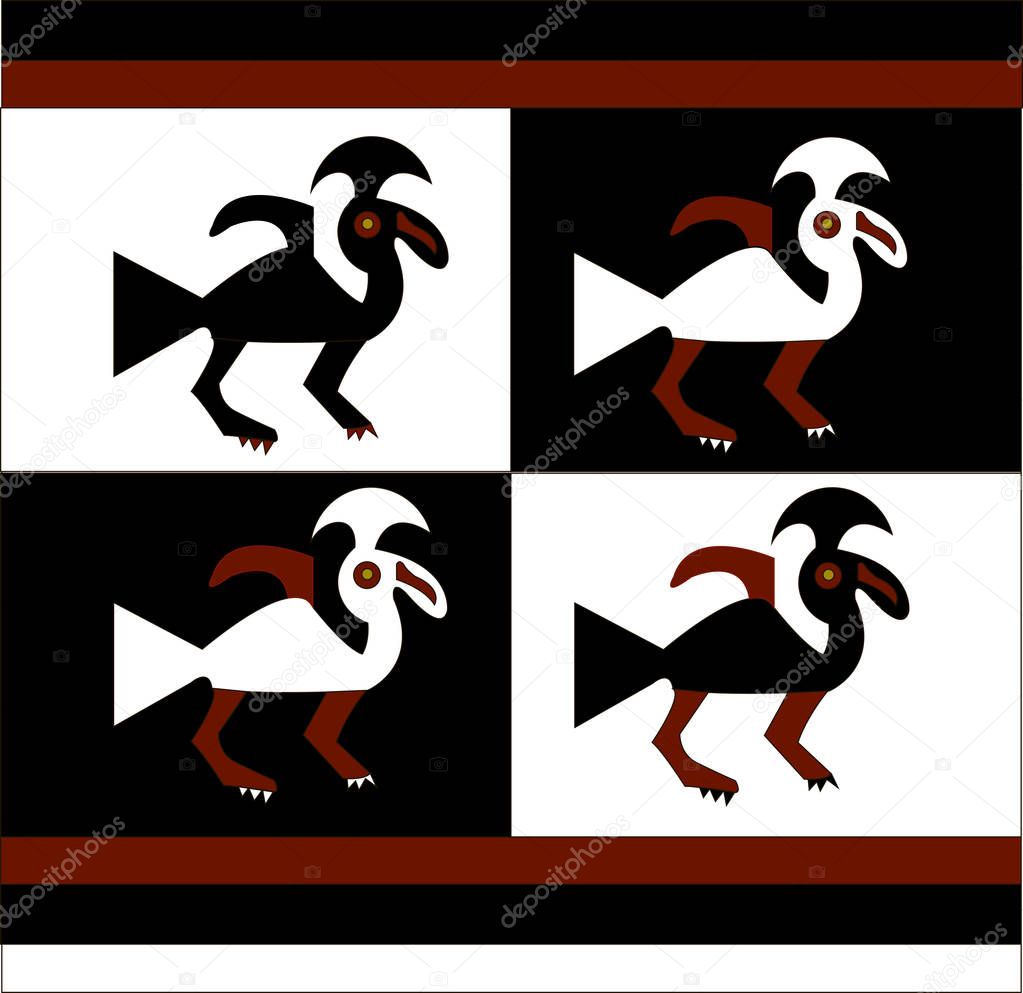 Pájaros. Ethnic patterns of Native Americans: the Aztec, Inca, Maya ...