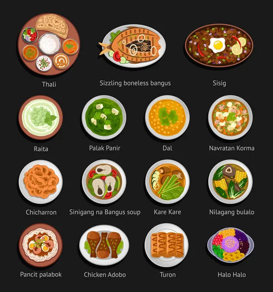 100,000 Filipino food background Vector Images | Depositphotos