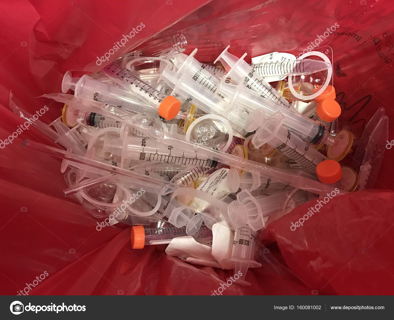 Medical laboratory hazardous waste — Stock Photo © mllejules #160081002