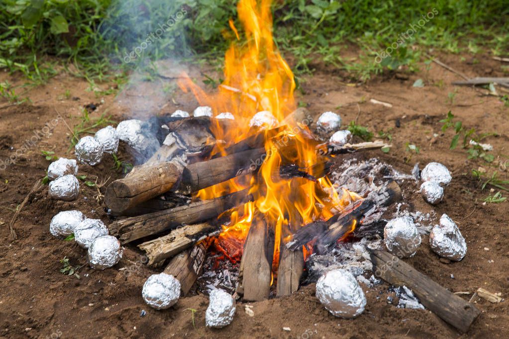 Quemar madera en un brasero en el jard n 2024
