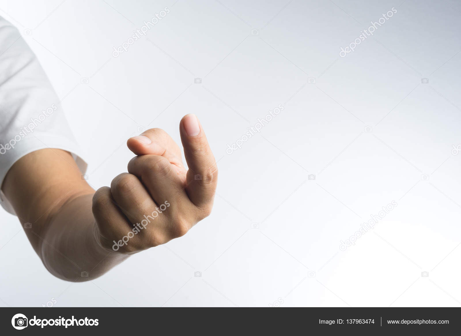 Hand with call command gesture Stock Photo by ©BonNontawat 137963474