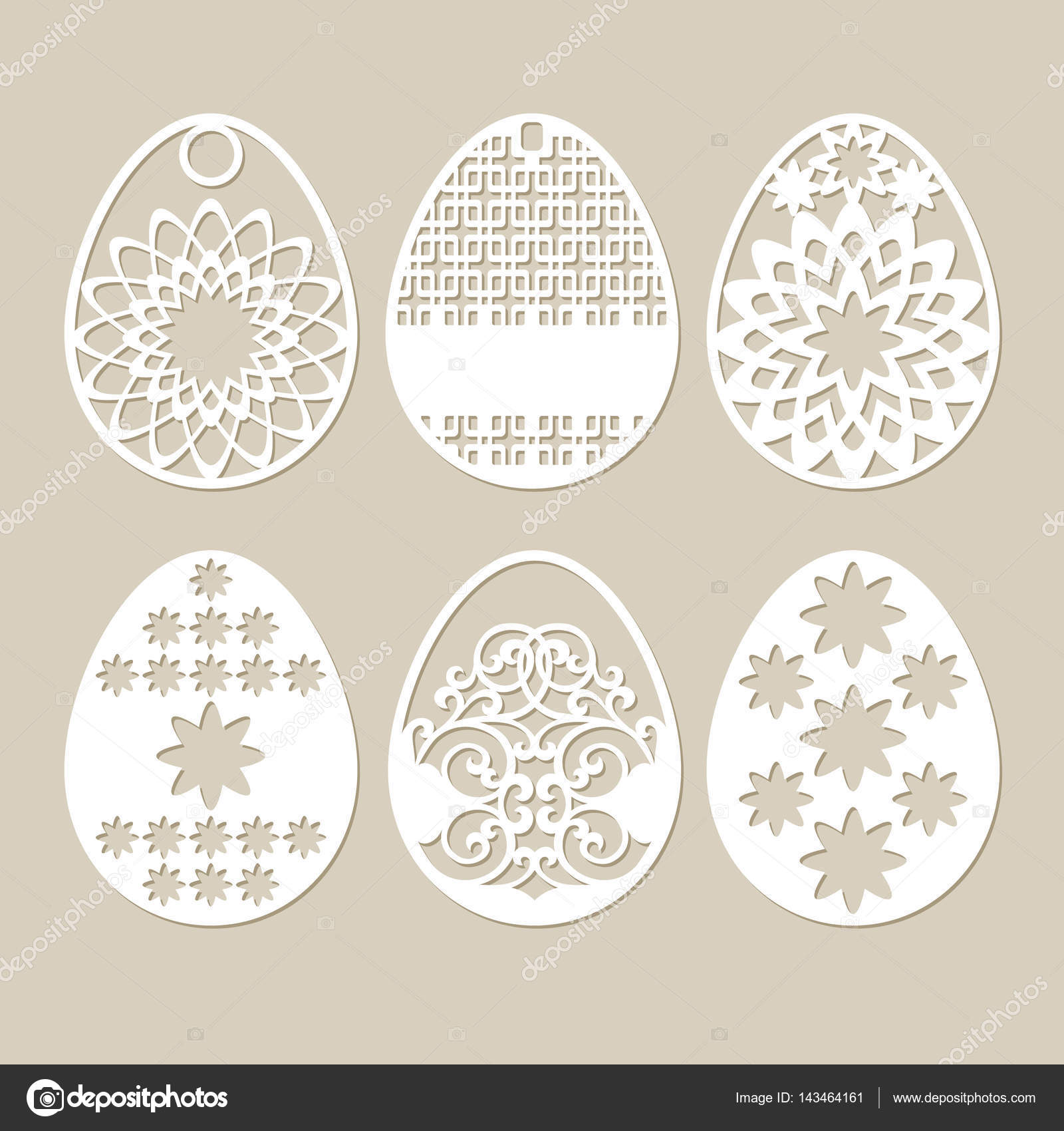 Set stencil easter eggs Stock Vector Image by ©GalinaAlex #143464161