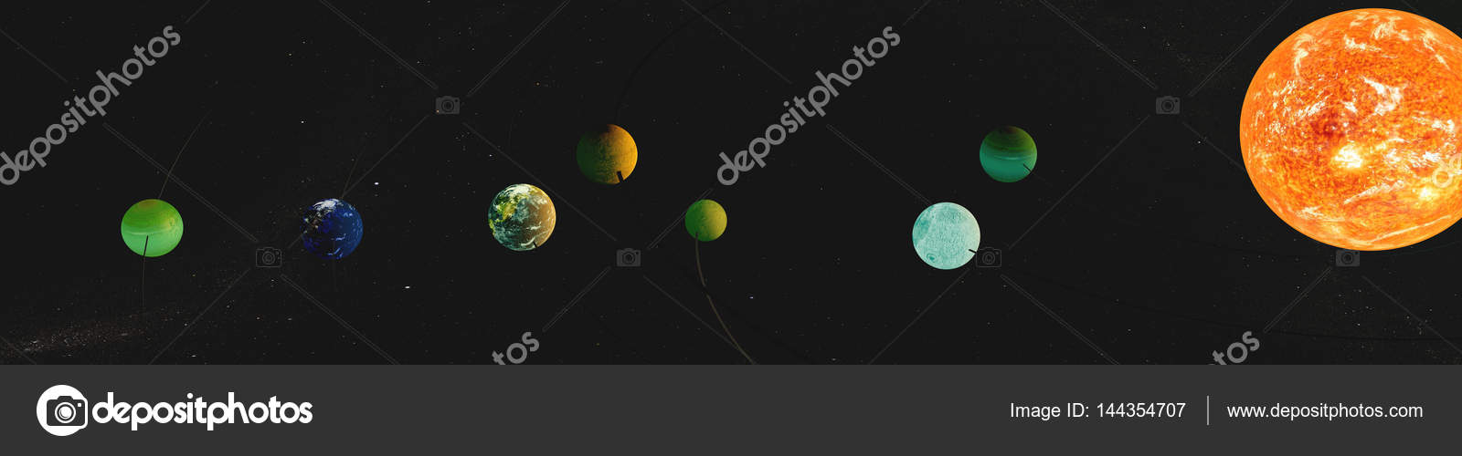 Panorama View Of Solar System
