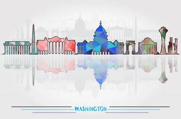 100,000 Washington dc background Vector Images | Depositphotos