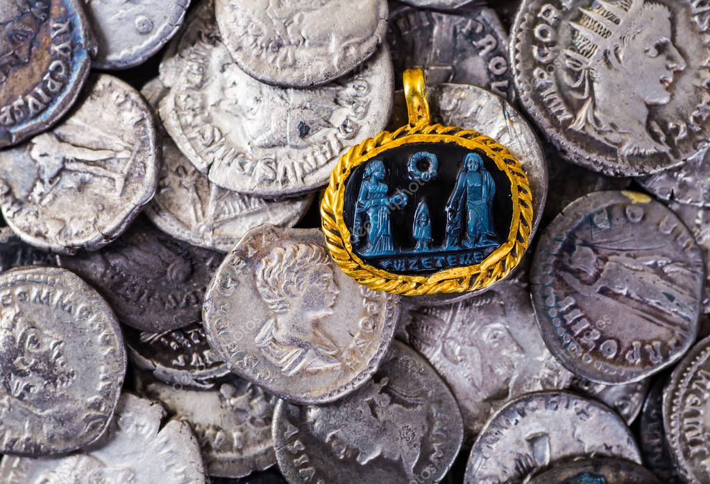 Gold.Ornaments of Ancient Rome. Stock Photo by ©bukhta79 129926240