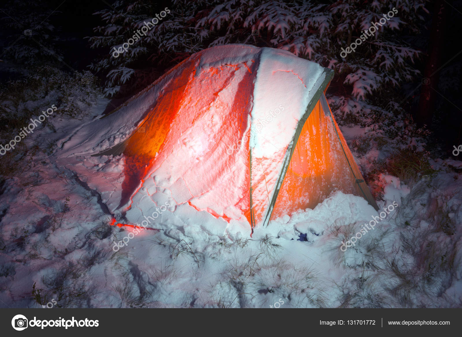 Covered with snow tent — Stock Photo © panaramka.ukr.net #131701772