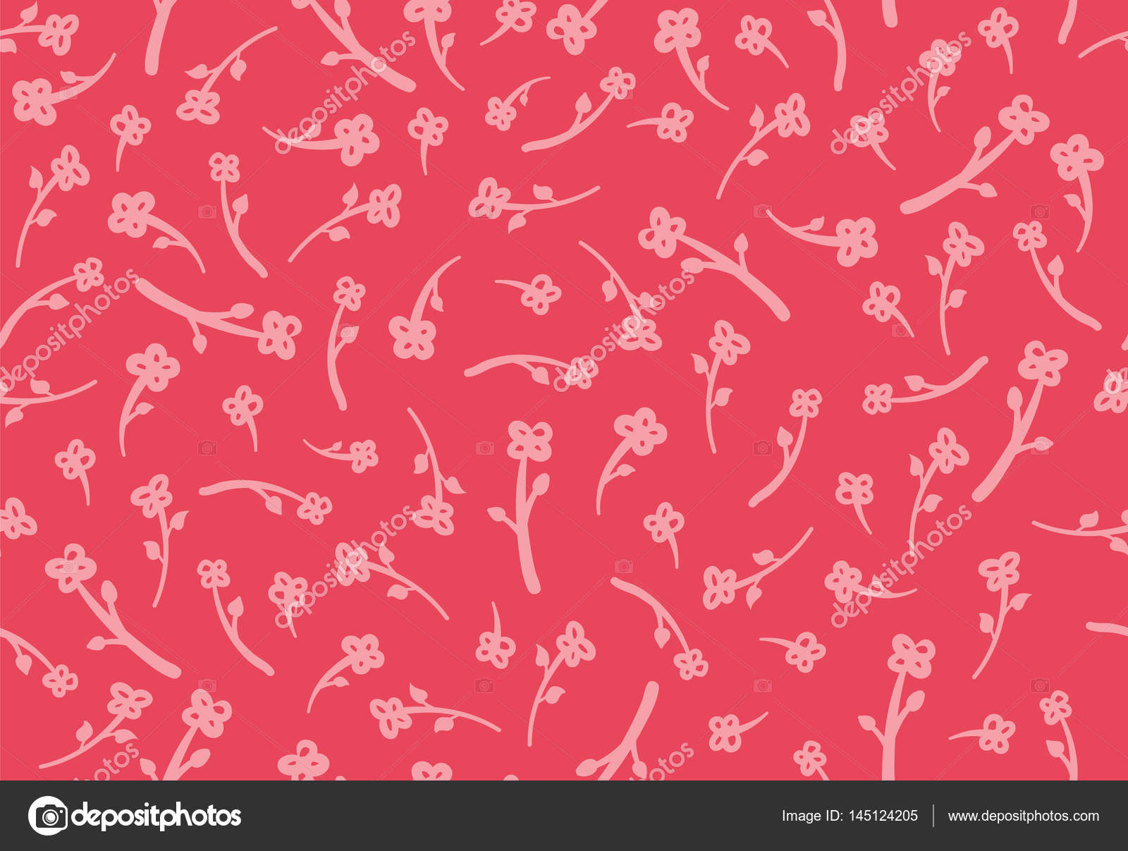 Flowers vector Spring Pattern Stock Vector by ©Alabama39 145124205