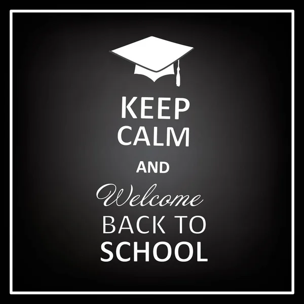 Welcome back sign — Stock Vector © IShkrabal #53824287