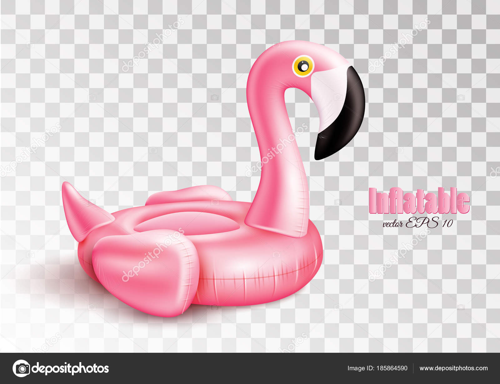 Pink Flamingo Rubber Ring | atelier-yuwa.ciao.jp