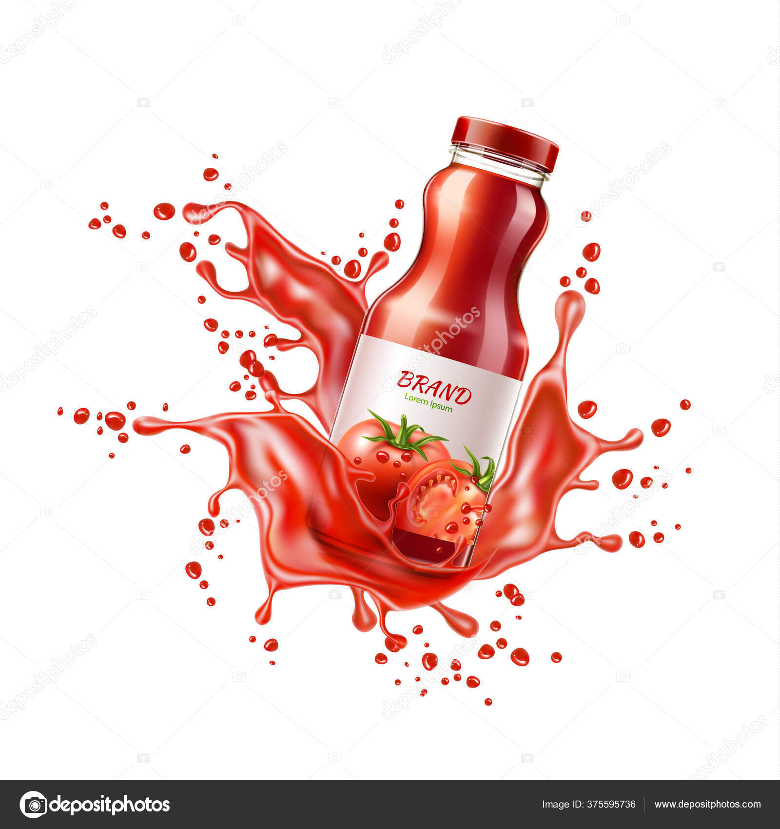 Tomato Juice Bottle