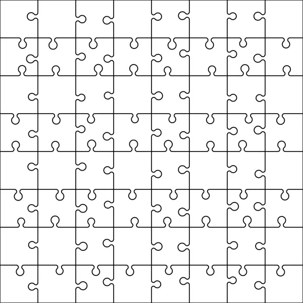 Jigsaw puzzle.Outline vector. — Stock Vector © eestingnef #153331802