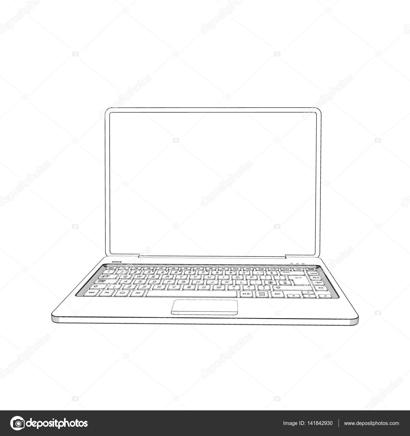 Laptop Outline