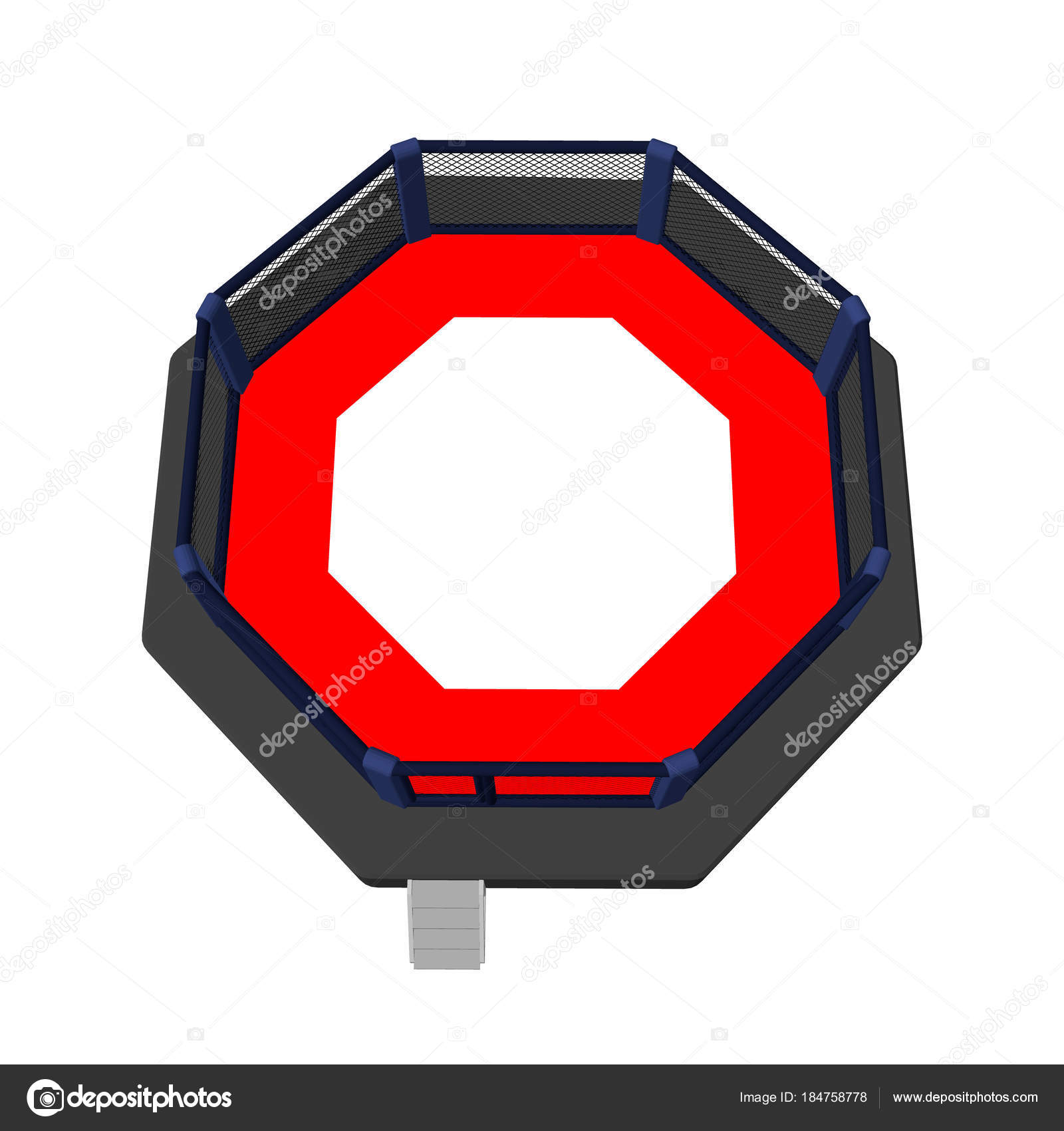 Octagon Cage Top View