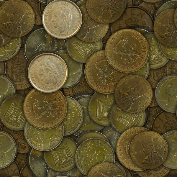 Dollar munten achtergrond fotos de stock, imágenes de Dollar munten ...