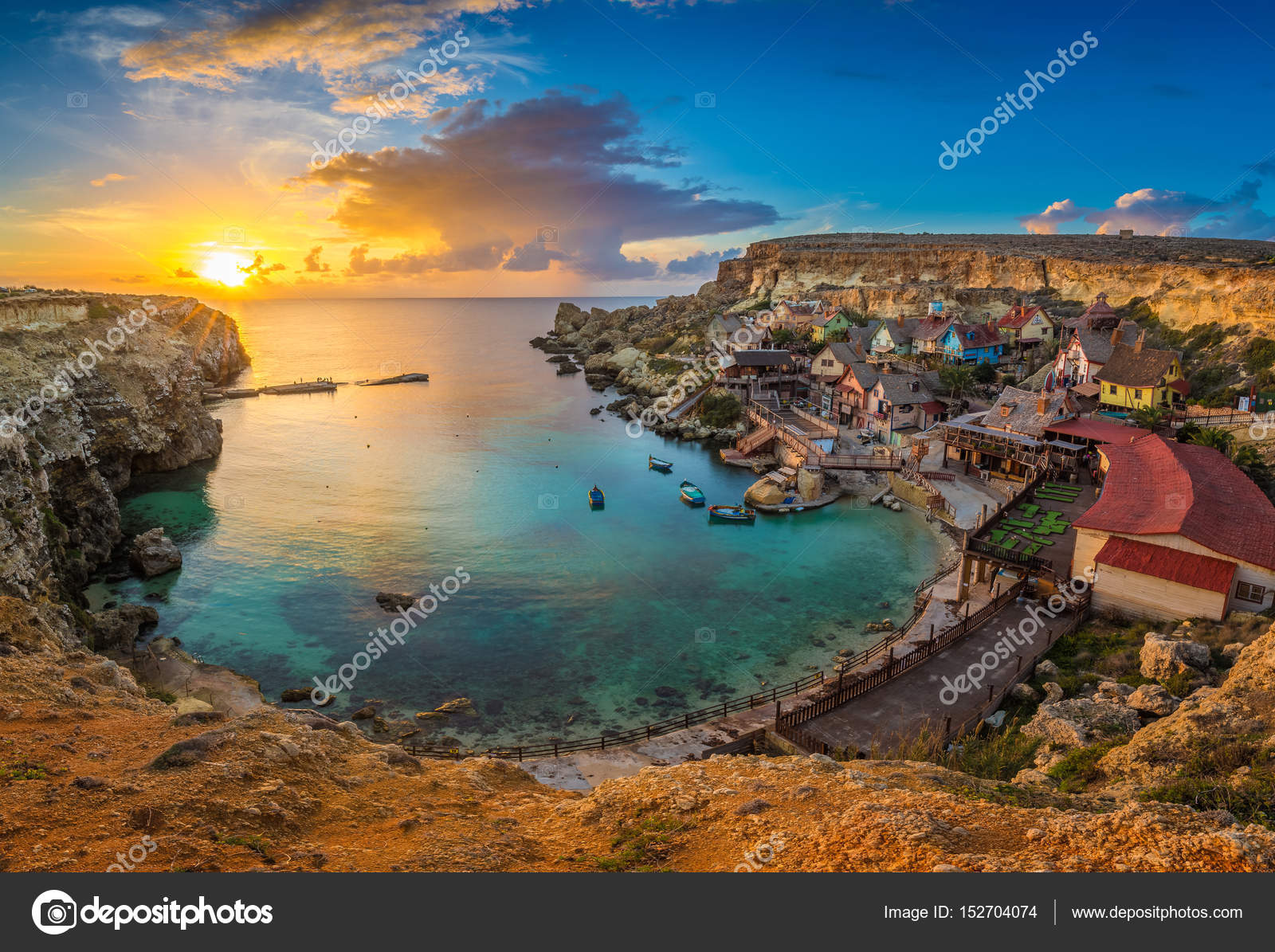 Panoramic interior shot of Mosta Dome in Mosta, Malta. Church of the ...