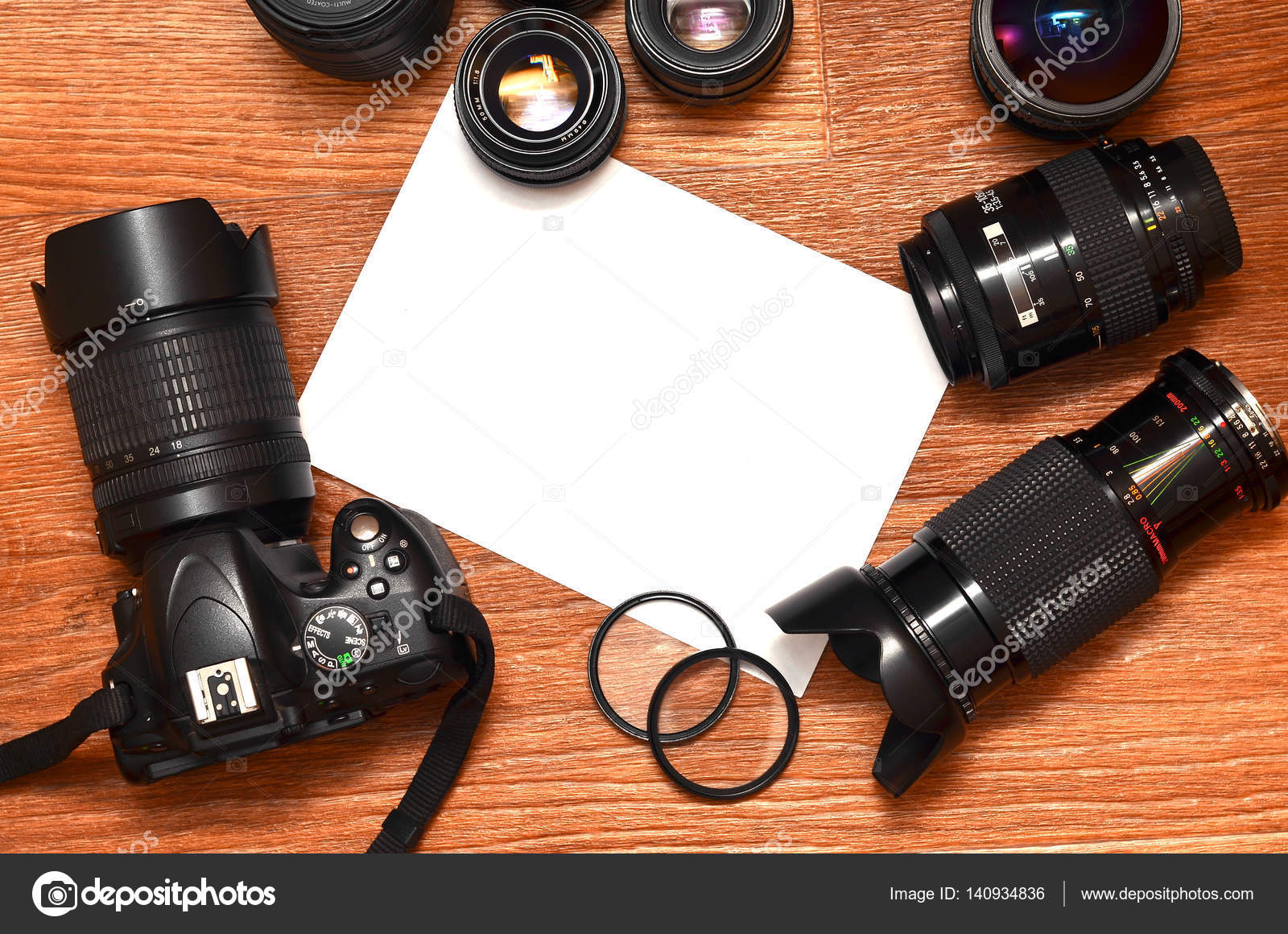 Still life with digital photocamera kit ⬇ Stock Photo, Image by ...
