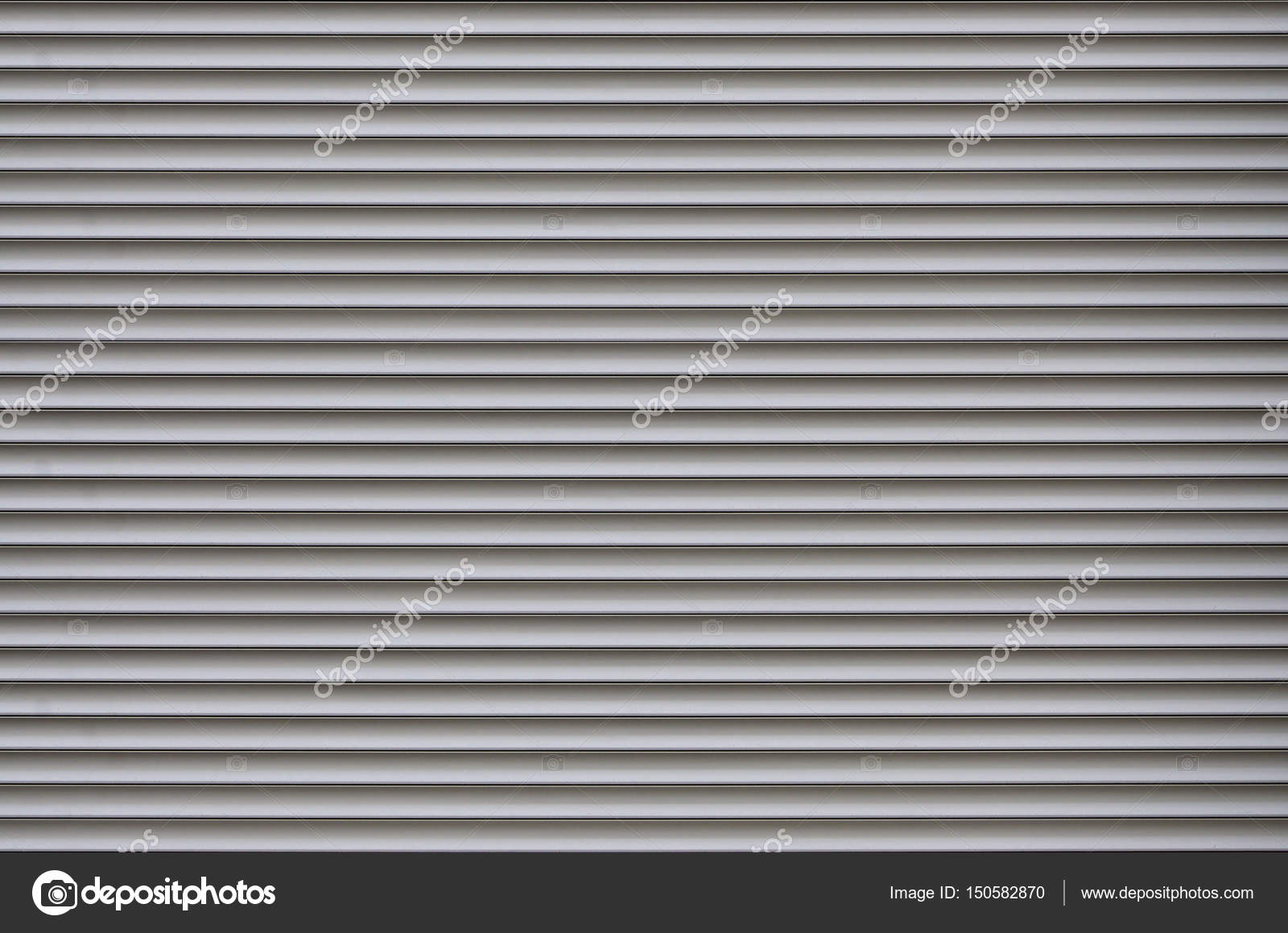 The texture of the shutter door or window in light gray color — Stock ...